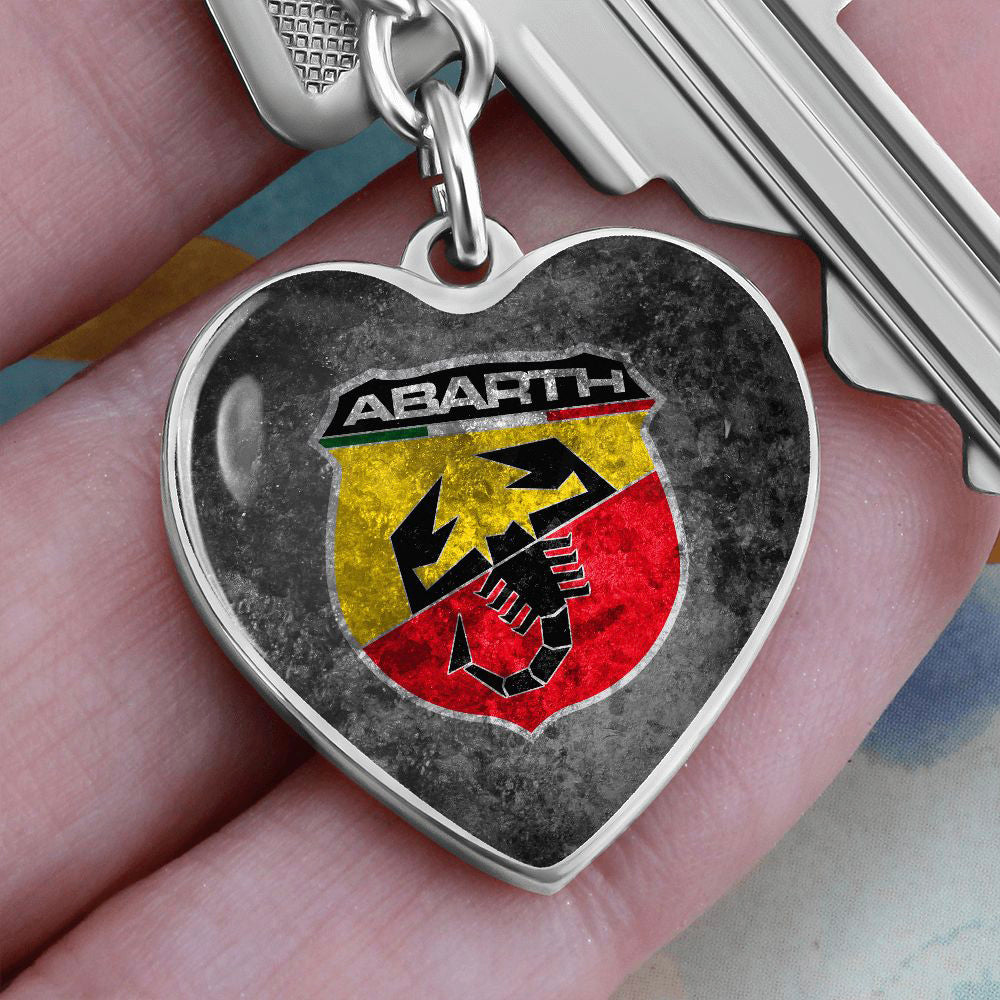 Abarth Heart Keychain – Driven District