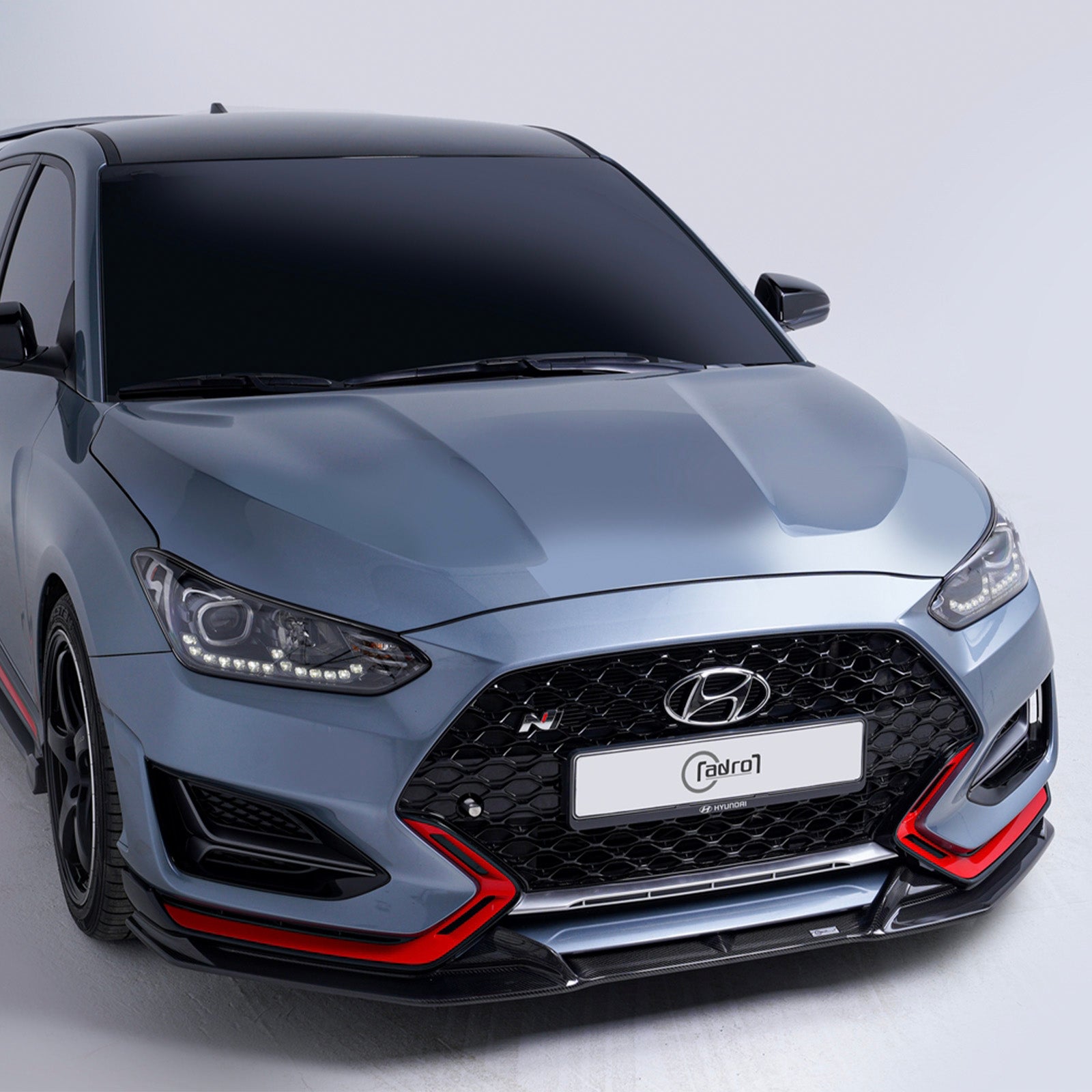 Hyundai Veloster N Carbon Fiber Front Lip (V3 TypeB) - ADRO – Driven ...