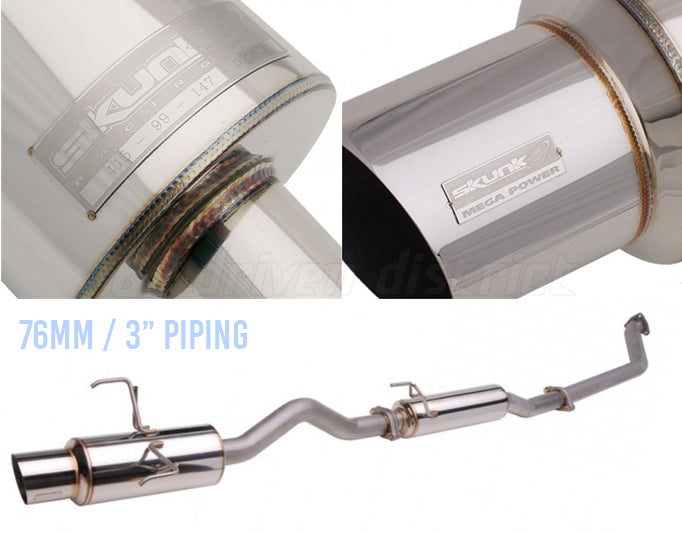 Skunk2 MegaPower R Acura RSX Type-S Exhaust 76mm (2-bolt flange ...